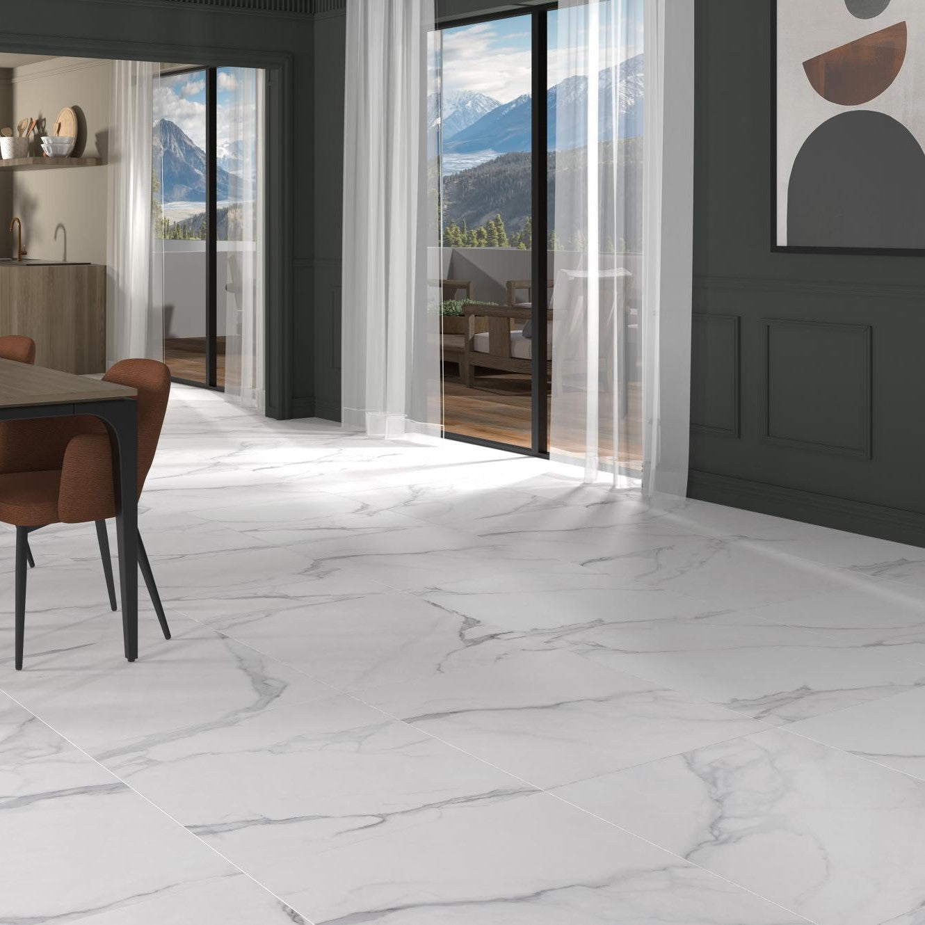 Portofino Matt Porcelain Tile 60x60 (m²) – PJ Matthews